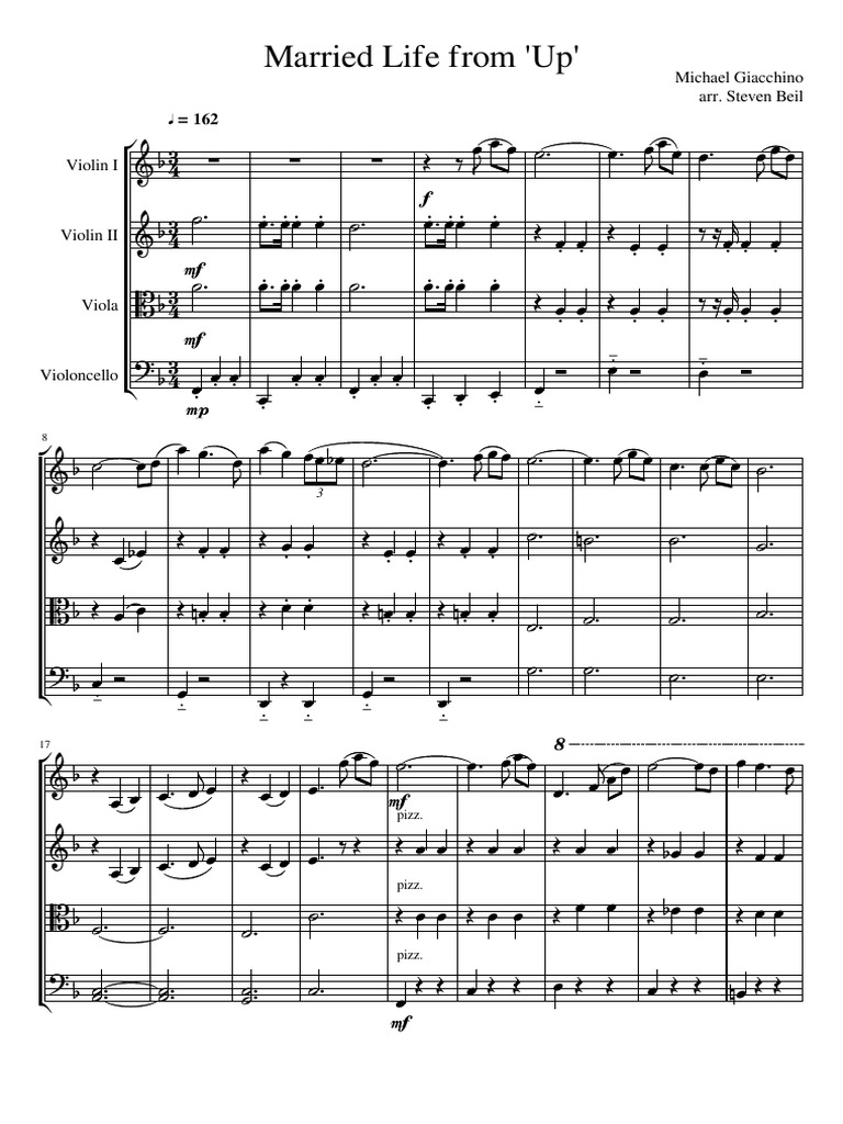 Married Life From Up PDF | PDF | Music Production | Continuous Pitch ...