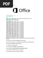 Codigos de Activacion Office 2013 | PDF | Informática