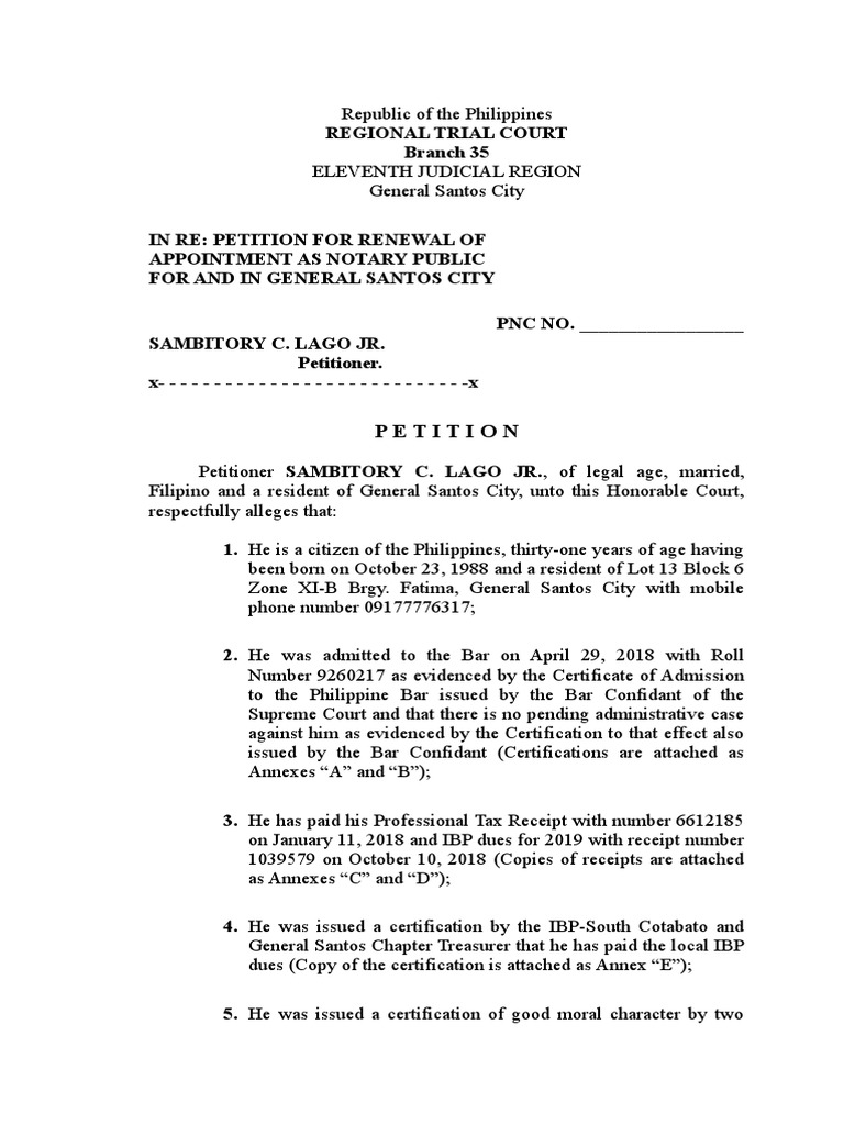 002 Renewal of Notarial Commission | PDF | Notary Public | Public Sphere