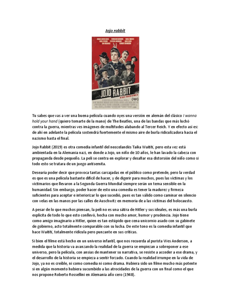 Jojo Rabbit | PDF