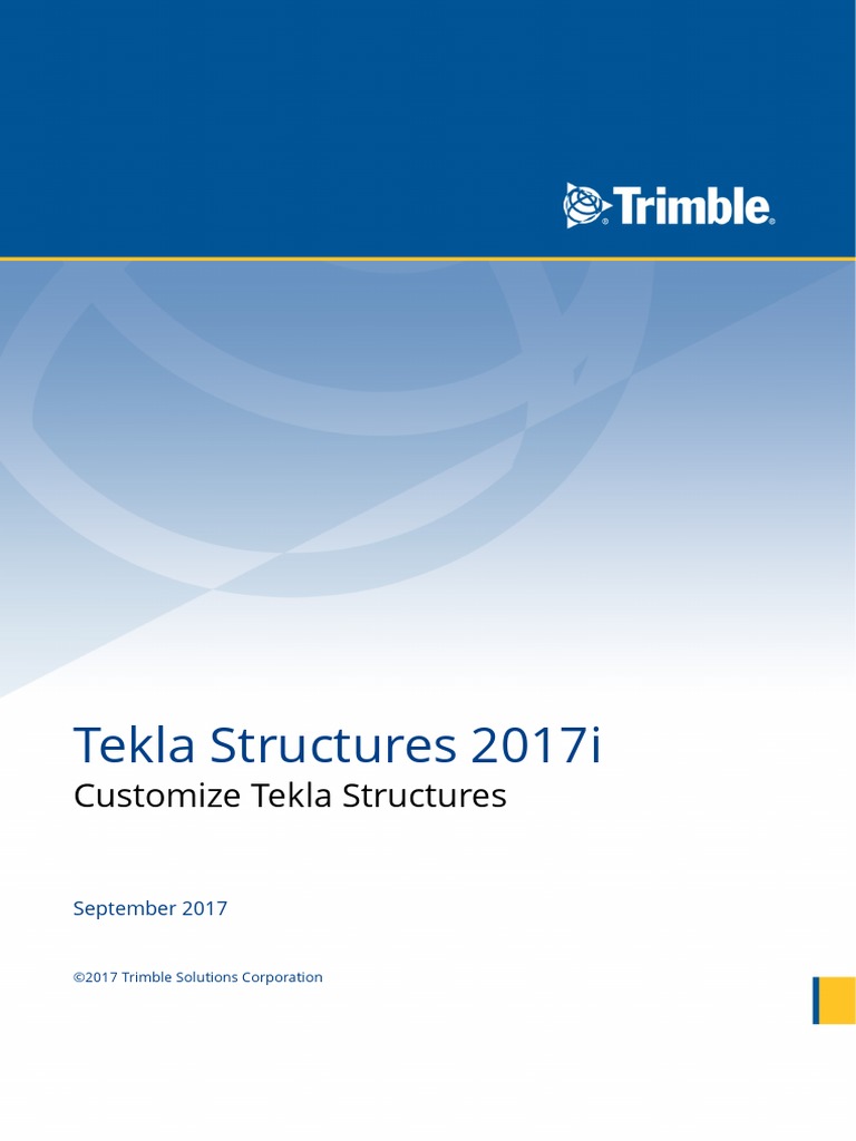 Customize Tekla Structures | PDF | Icon (Computing) | Computer File