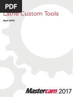 Mastercam Lathe Tutorial | PDF | Machine Tool | Cartesian Coordinate System