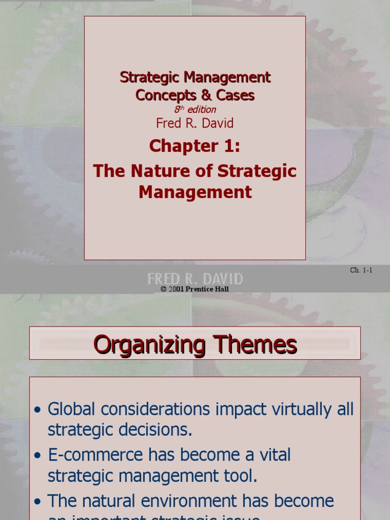 The Nature of Strategic Management | PDF | Strategic Management ...