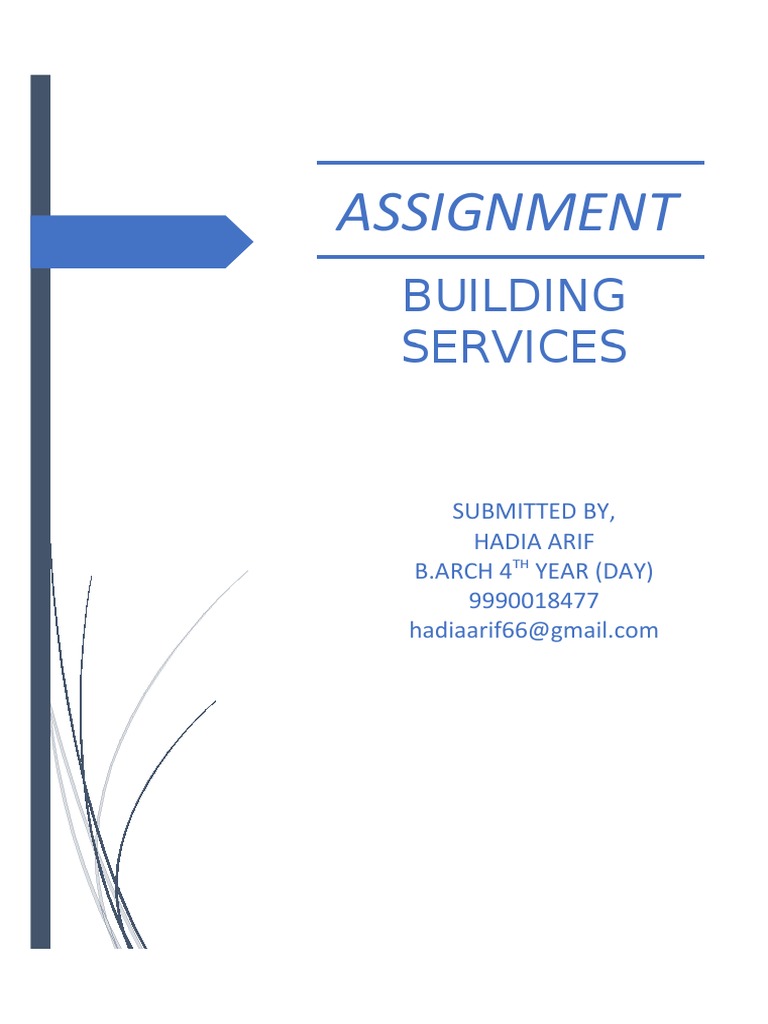 Assignment: Building Services | PDF | Surface Runoff | Groundwater