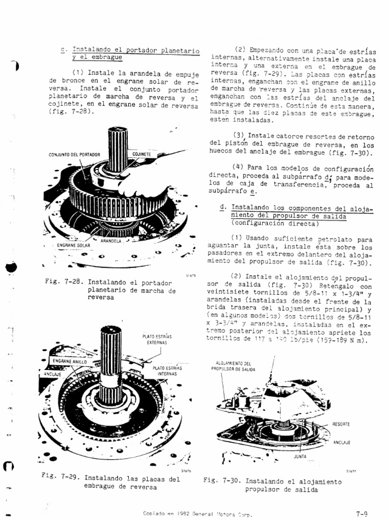 Allison - Transmision - CLBT, CLT, VCLBT, 5861, Al 6061 | PDF