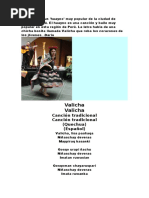 Letra de Valicha | PDF