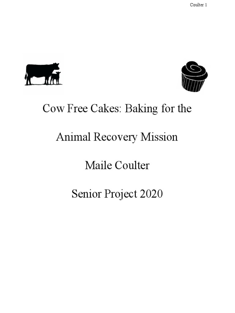 Final Draft Senior Project Proposal - Full Maile Coulter | PDF | Calf ...