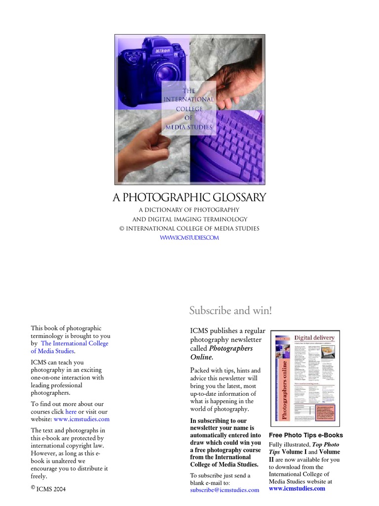 A Photographic Glossary | PDF