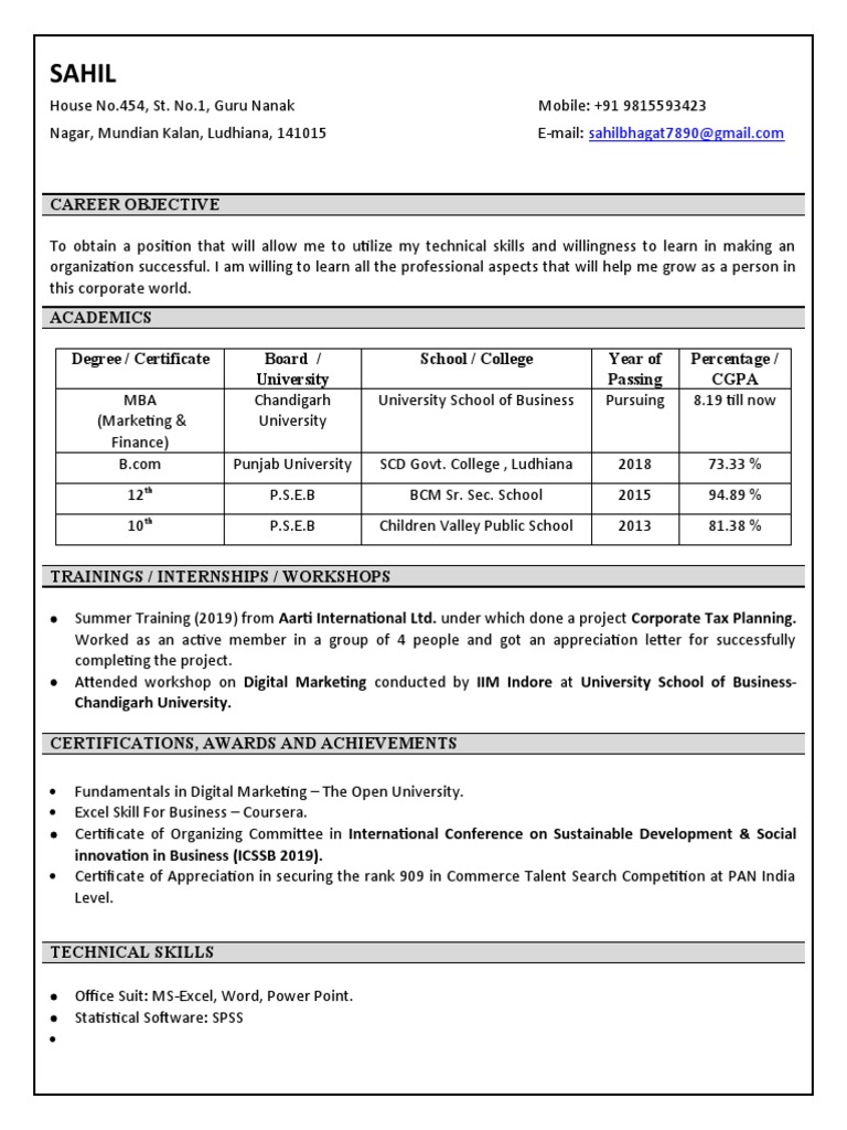 New Resume | PDF | Behavior Modification | Communication