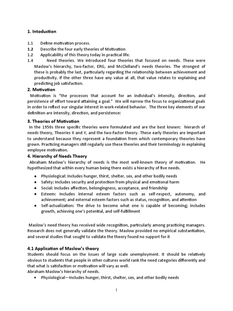 Basic Concepts of Motivation | PDF | Motivation | Motivational