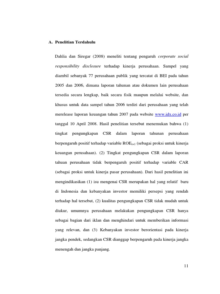 Contoh Review Penelitian Terdahulu PDF | PDF