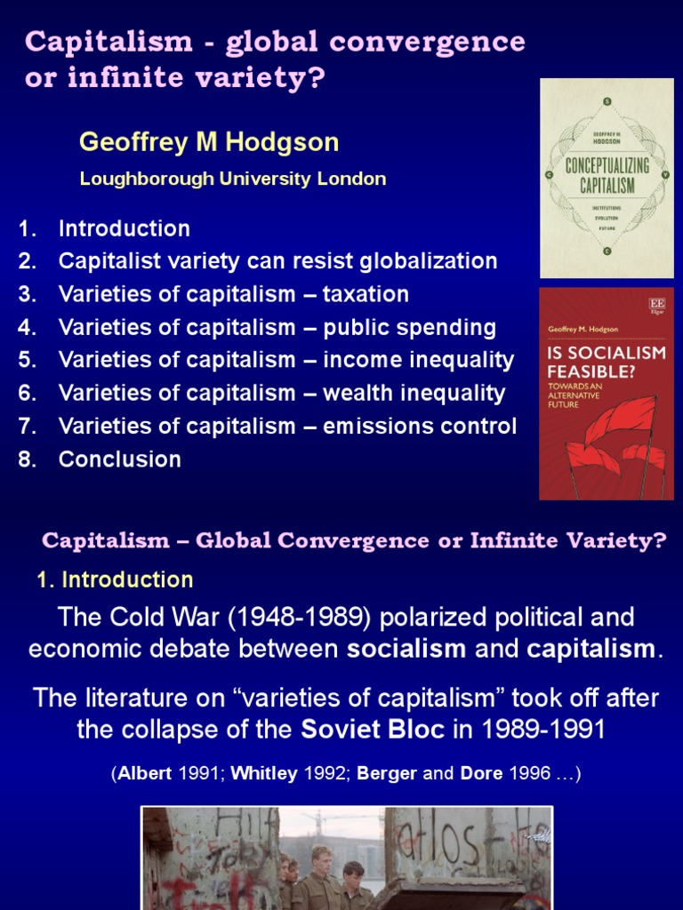 Capitalism Convergence Variety | PDF | Economic Inequality ...