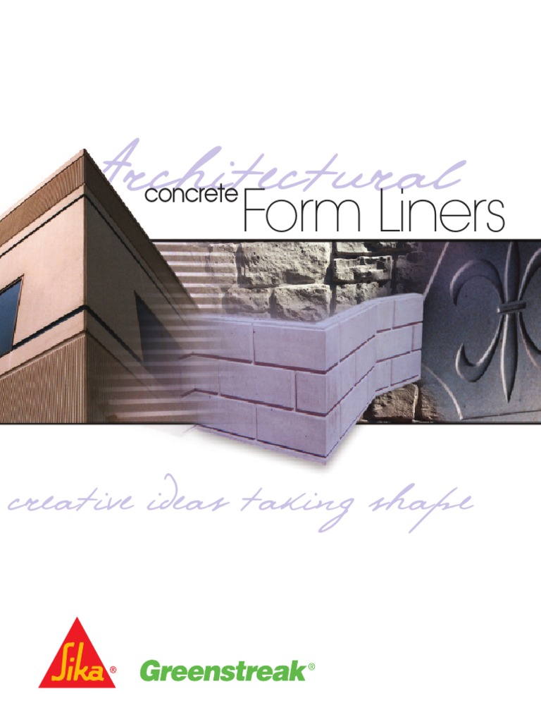 Formliner Brochure | PDF | Specification (Technical Standard) | Concrete