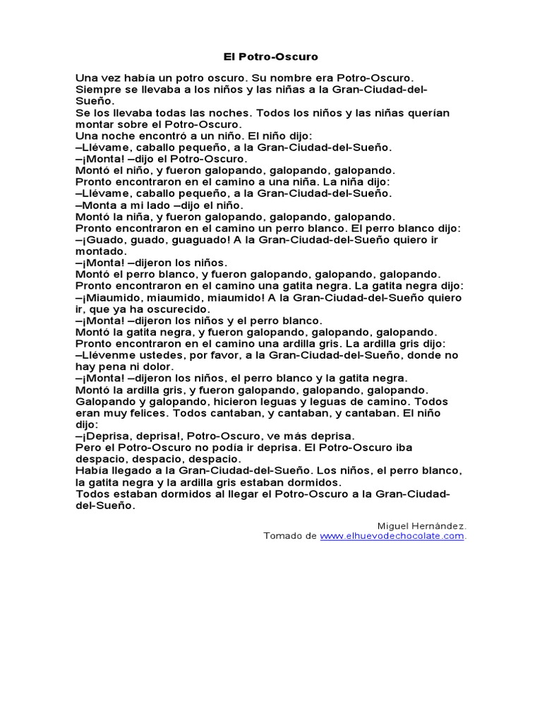 El Potro Oscuro | PDF