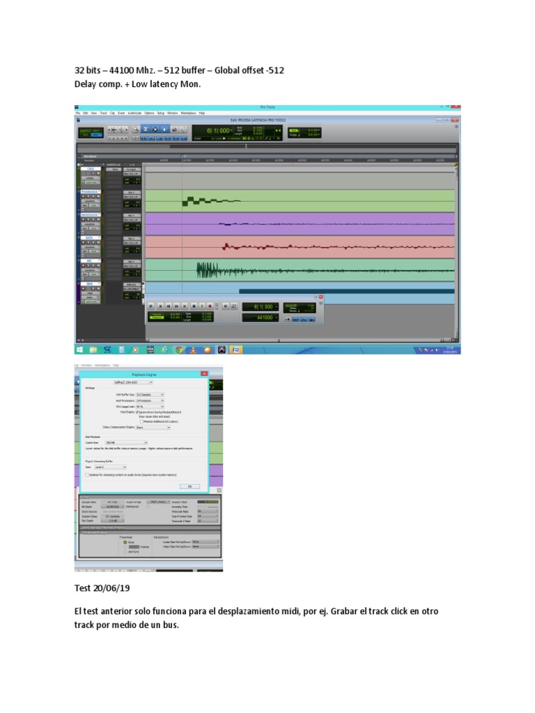 Problema Latencia Pro Tools | PDF
