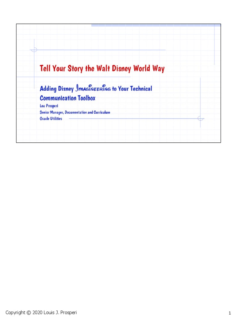 Tell Your Story The Walt Disney World Way: Adding Disney Imagineering ...