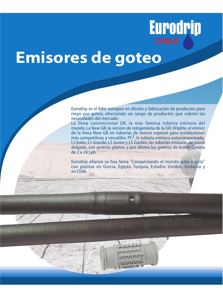 Ficha - Tec - Eurodrip Chile - 02 PDF | PDF