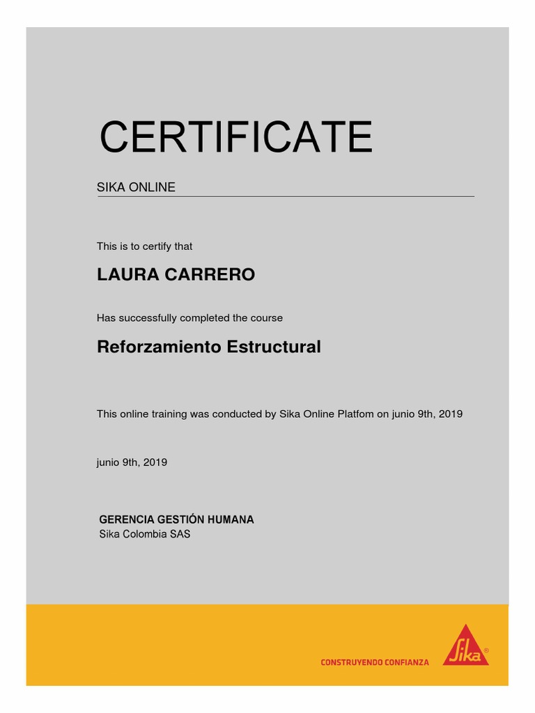 Laura Carrero: Sika Online | PDF