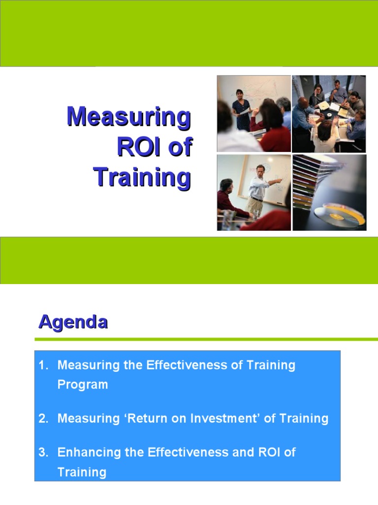 Measuring ROI of Training | PDF | Return On Investment | Percentage