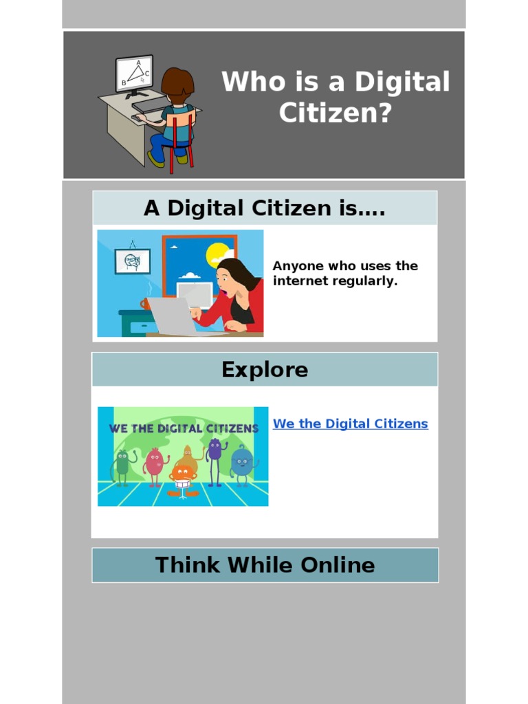 Digital Citizen Hyperdoc | PDF