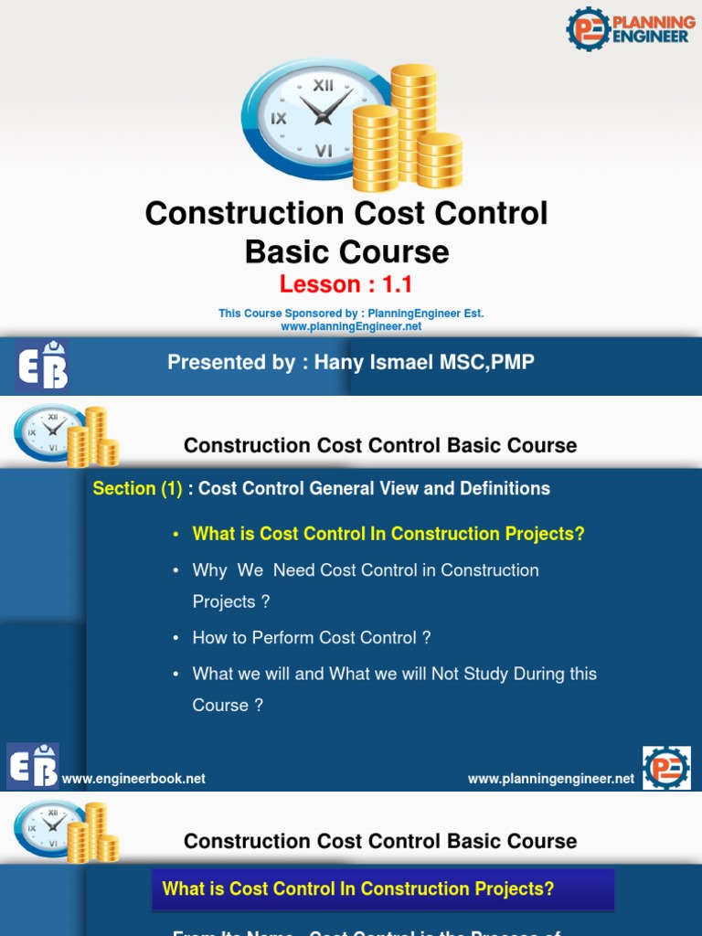 Construction Cost Control Basics | PDF | Cost Accounting | Cost