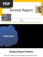 Writing an Effective Animal Report | PDF | Adaptation | Wasp