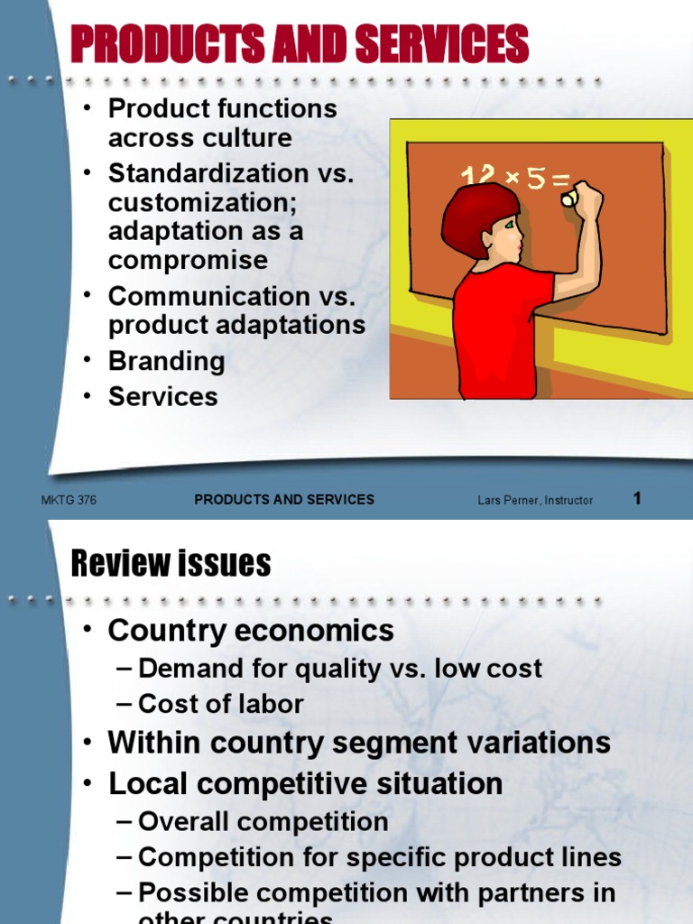 Product Functions - Standardization VS.: Across Culture Customization ...