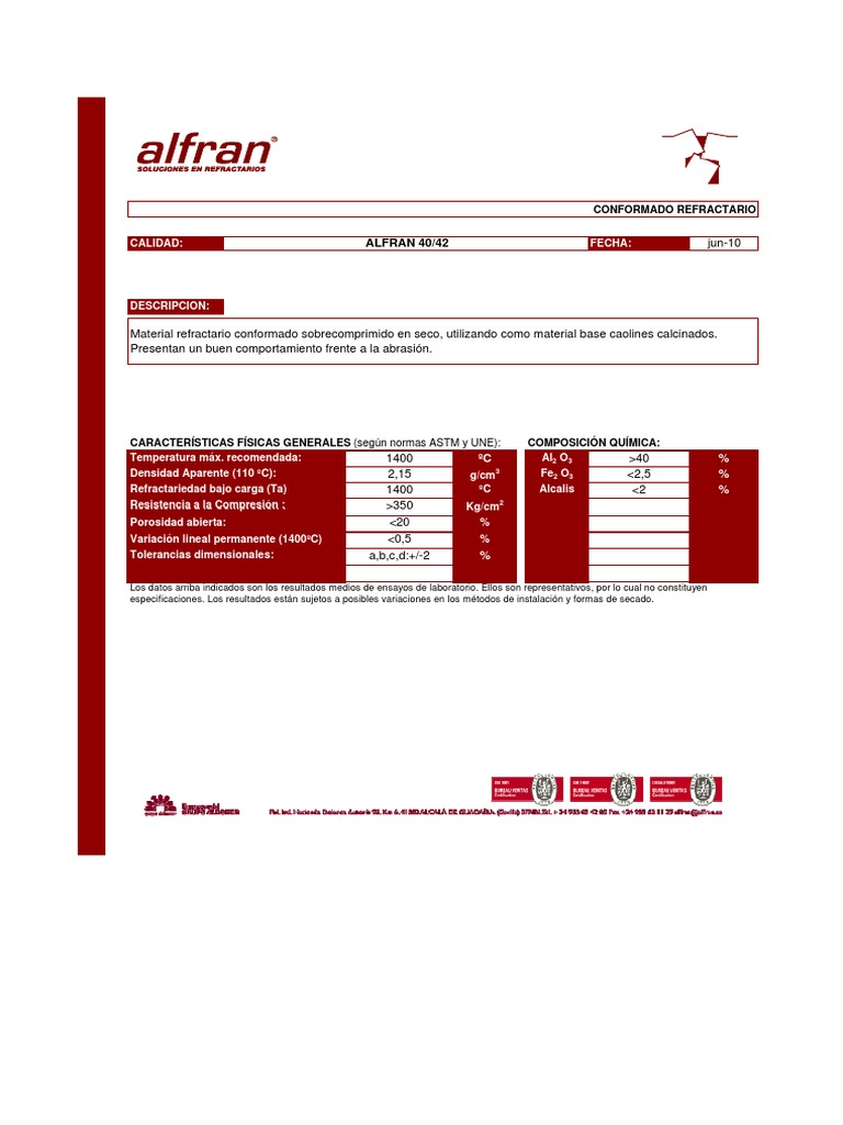 Alfran 4042 | PDF