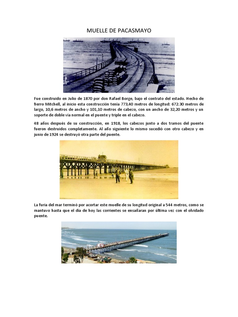 Muelle de Pacasmayo | PDF