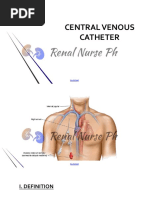 Central Venous Catheter Overview | PDF | Thrombosis | Catheter