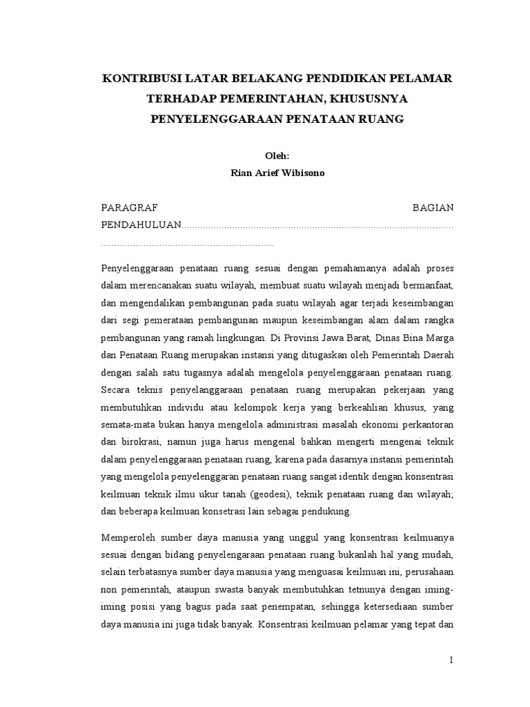 Contoh Esai | PDF