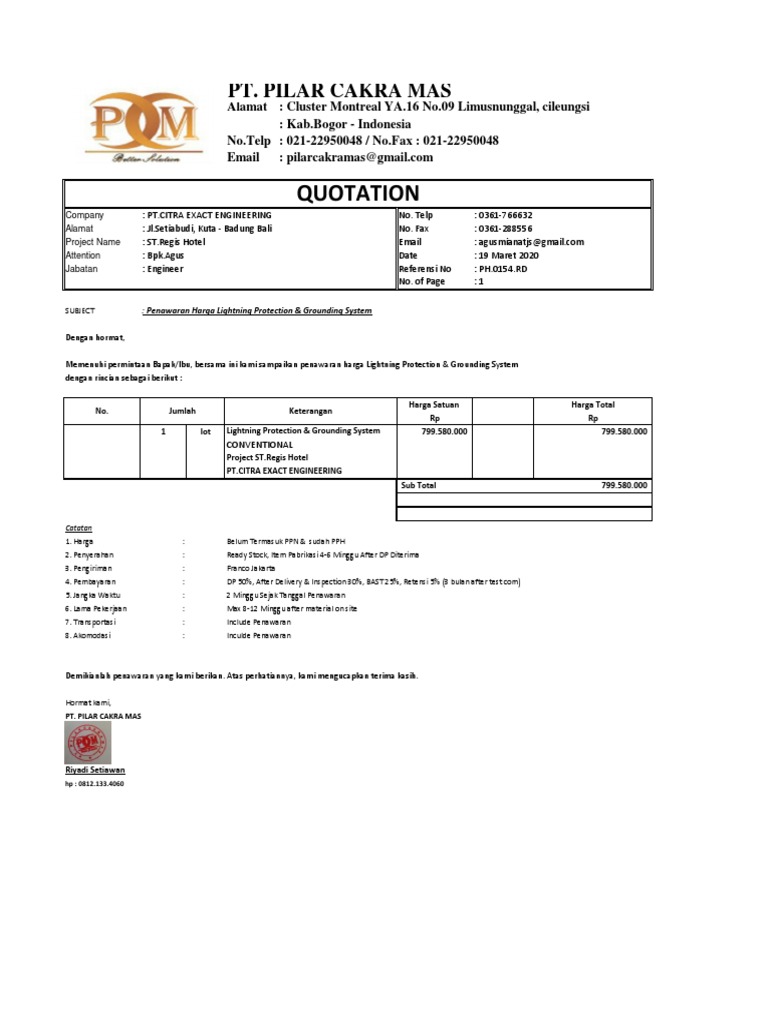 PH - LPS - Conventional - ST - Regis PDF | PDF | Electrical Conductor ...