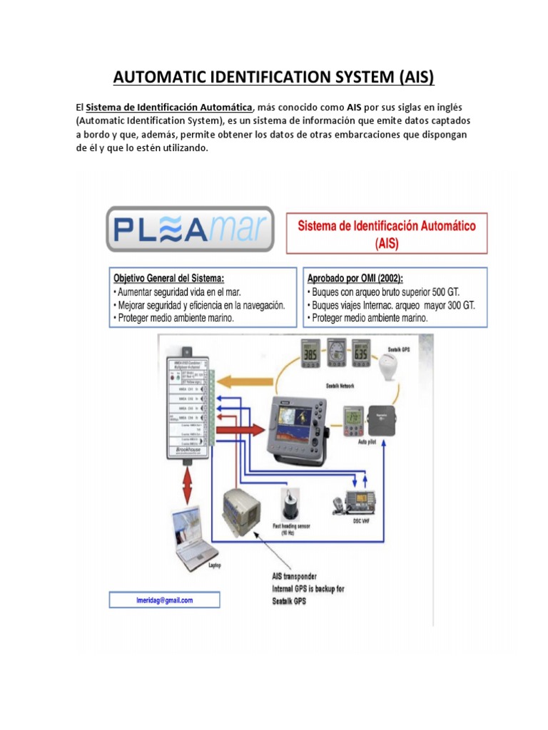 Sistema de Identificación Automática AIS | PDF | Telecomunicaciones ...