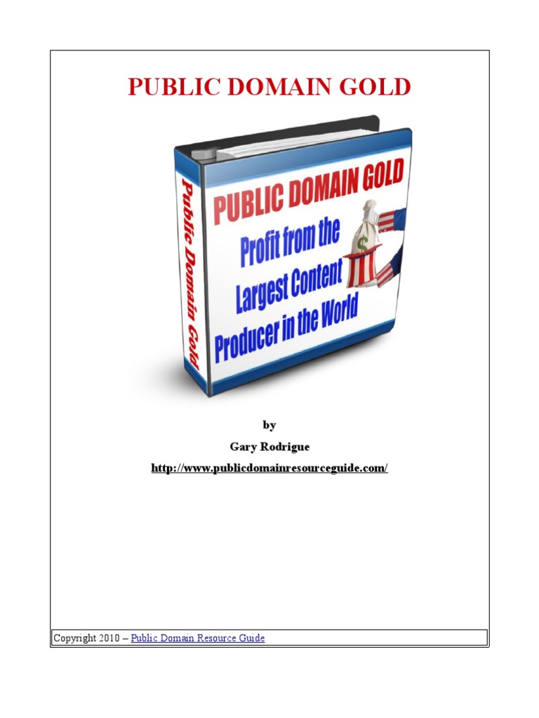 Public Domain Gold | PDF | Public Domain | Websites
