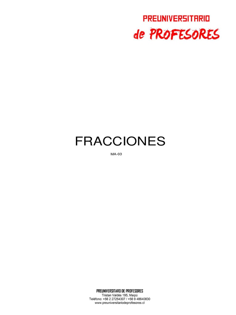 Código Secreto de Fracciones | PDF | Fracción (Matemáticas) | Número ...
