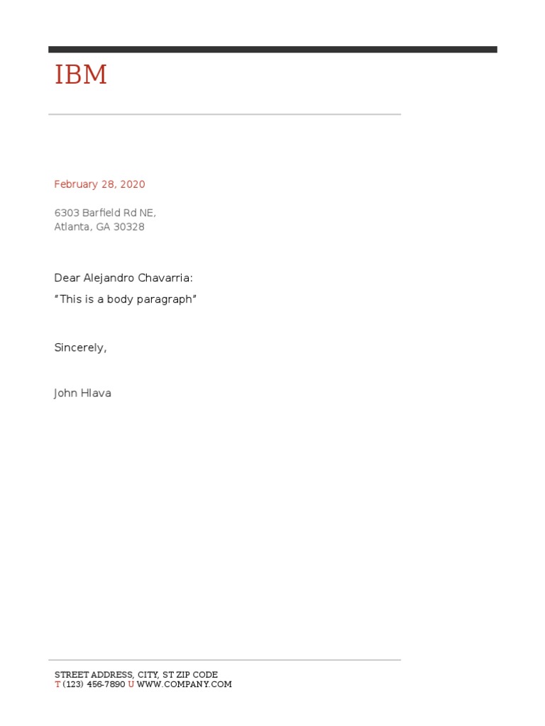 Dear Alejandro Chavarria: "This Is A Body Paragraph": February 28, 2020 ...