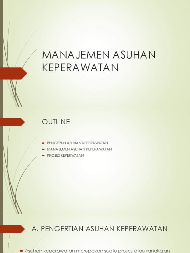 Manajemen Asuhan Keperawatan | PDF