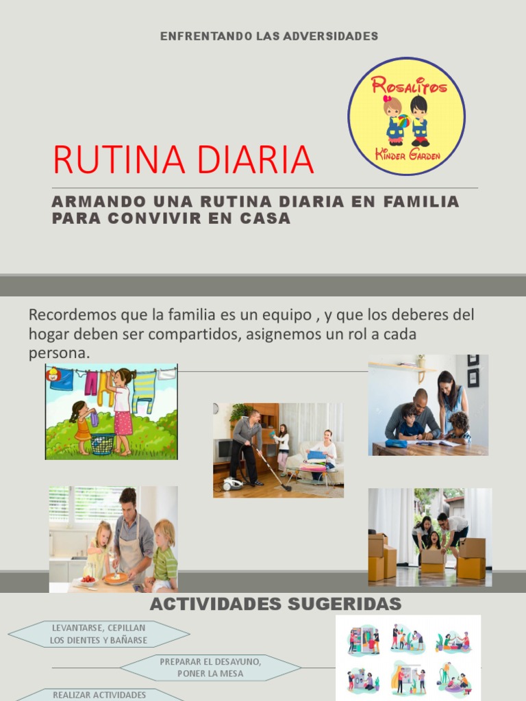 RUTINA DIARIA Psicología | PDF | Relaciones personales, crianza y ...