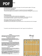 Gungi Game Rules Explained | PDF | Board Games | Chess