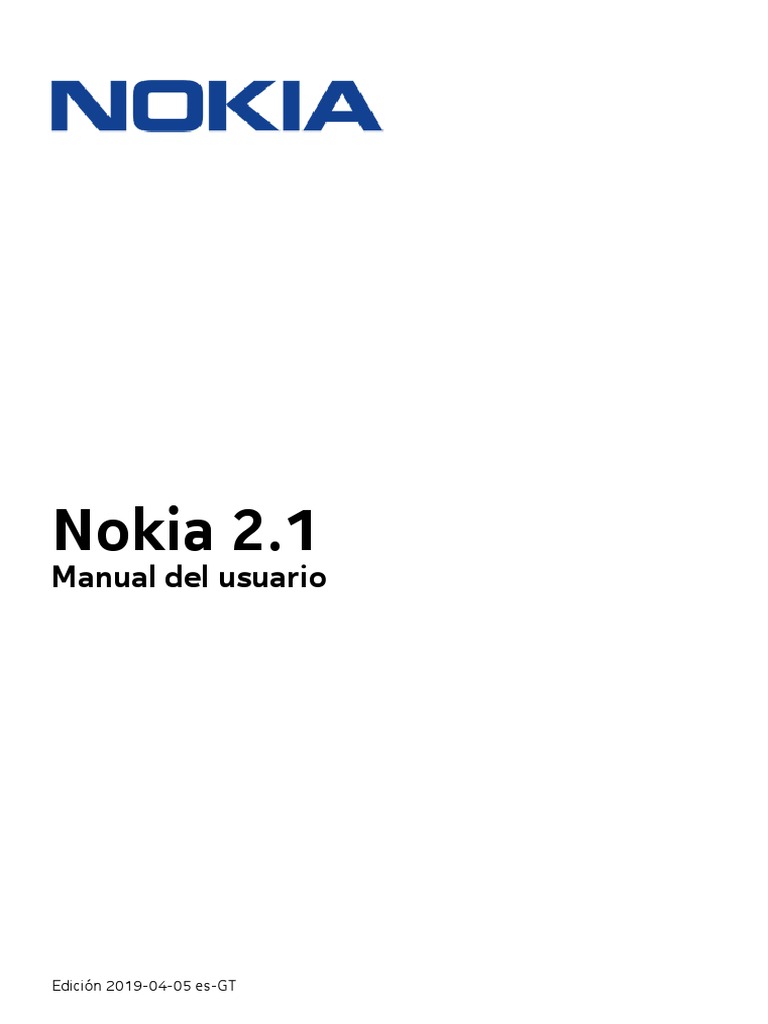 User Guide Nokia 2 1 User Guide | PDF | Gmail | Telefonía móvil