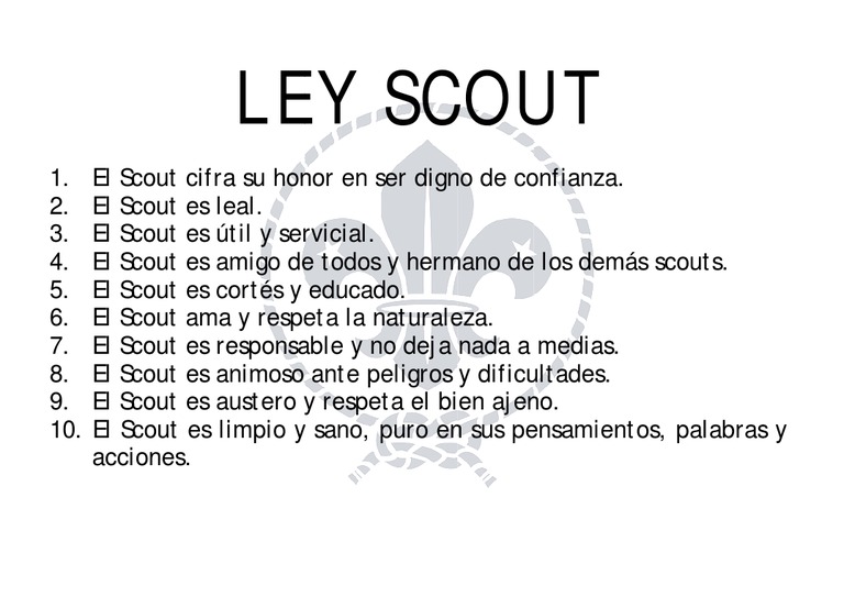 Ley Scout | PDF