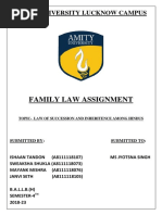 HINDU Succession Act-Class 1 and 2 Heirs | PDF