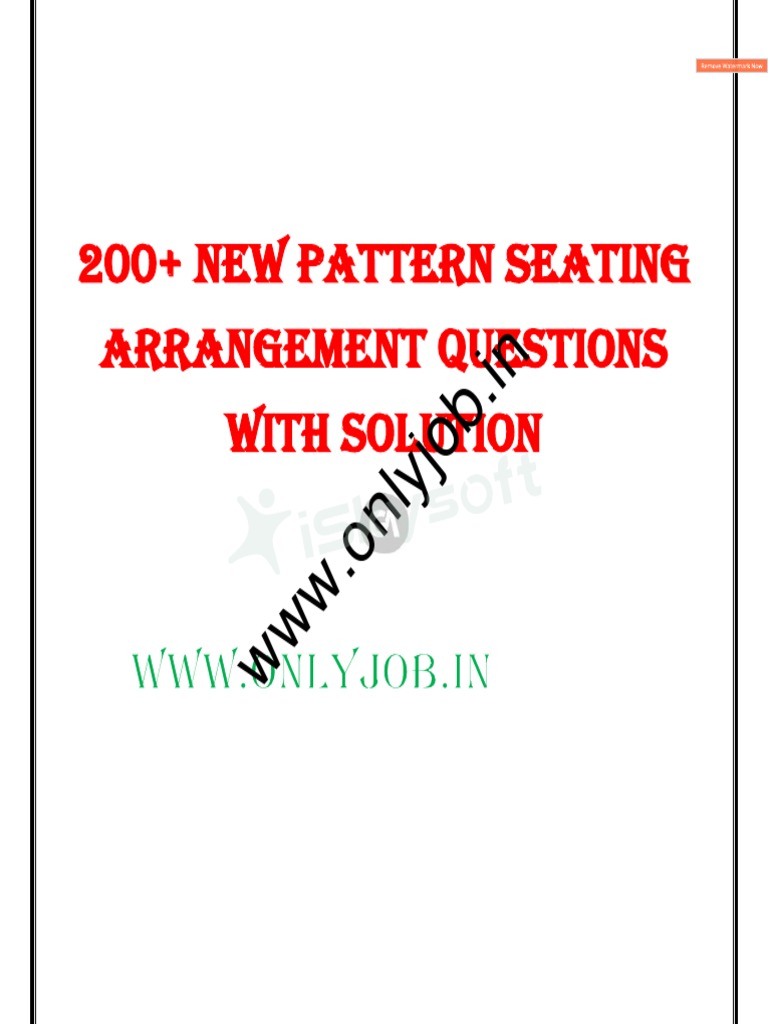 New Pattern Seating Arrangement PDF | PDF | Color | Electromagnetic ...