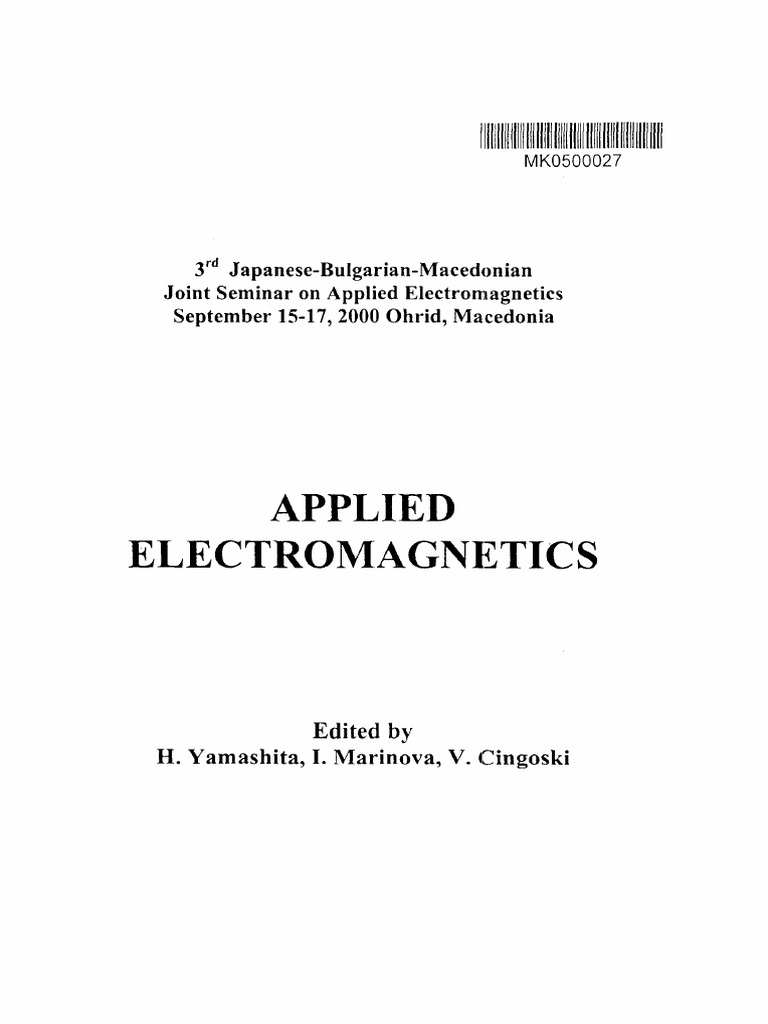 Applied Electromagnetics | PDF | Electric Motor | Finite Element Method
