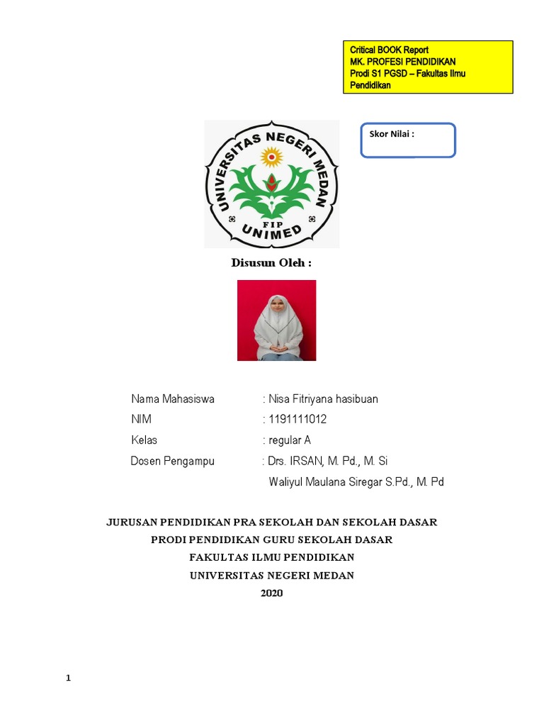 CBR Profesi Pendidikan Nisa F | PDF