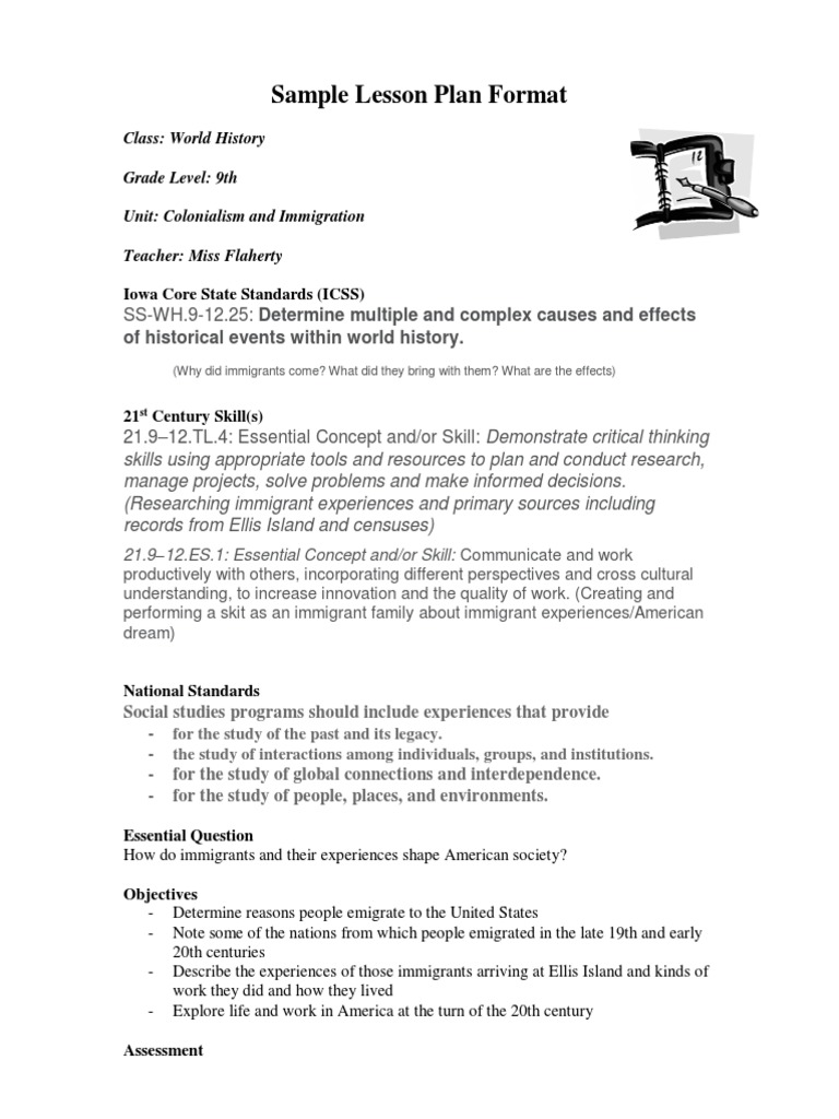 9th Grade World History: Immigration | PDF | Lesson Plan | Teachers