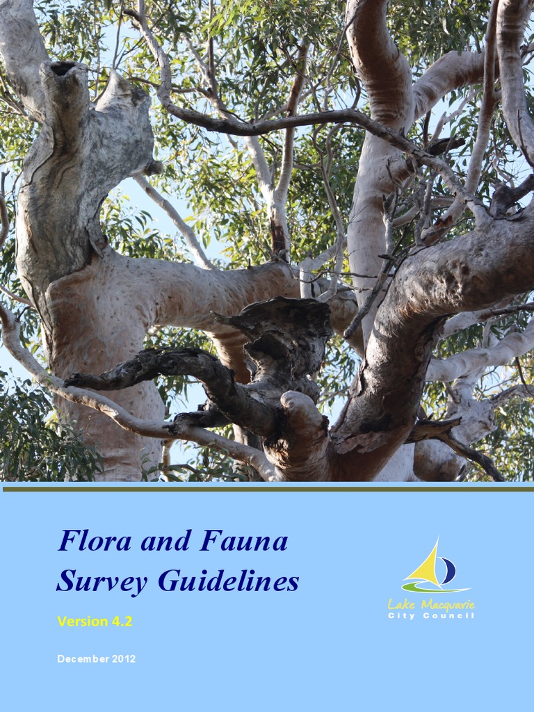 Flora and Fauna Survey Guidelines PDF | PDF | Environmental Impact Assessment | Habitat