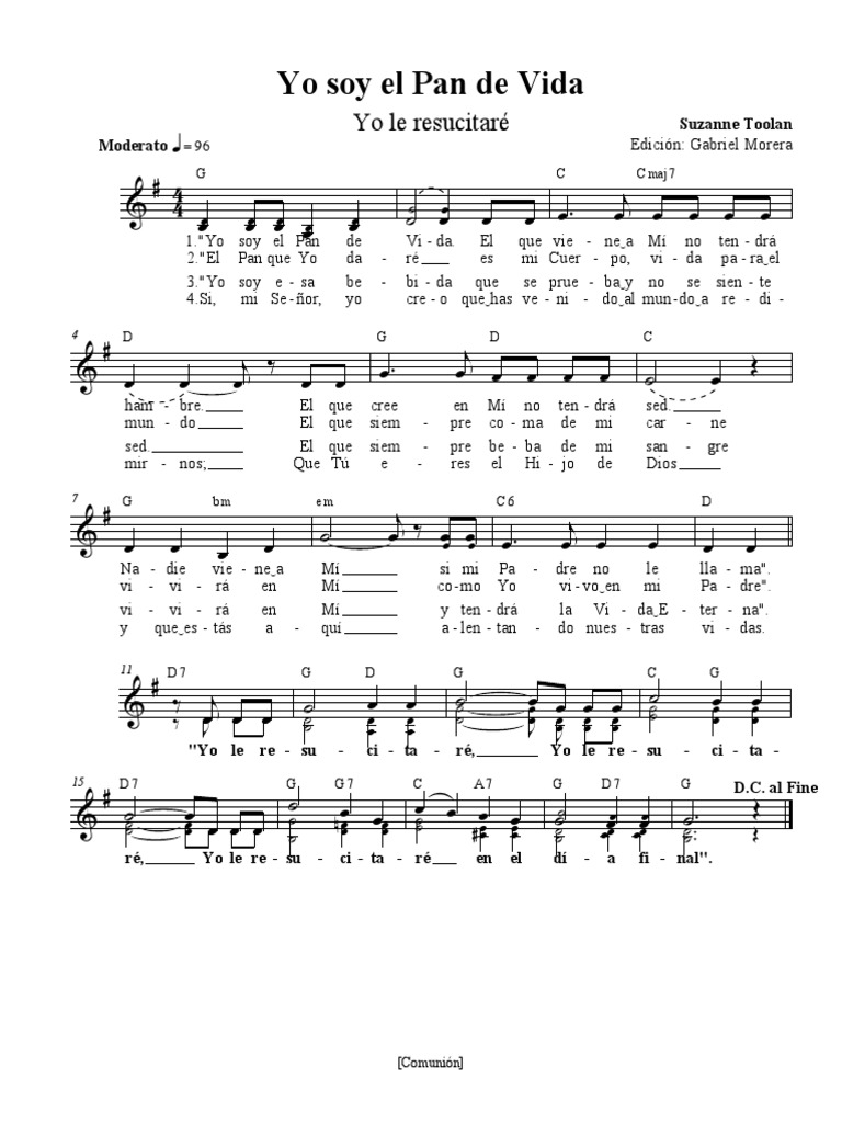 Yo Soy El Pan de Vida - Suzanne Toolan PDF | PDF
