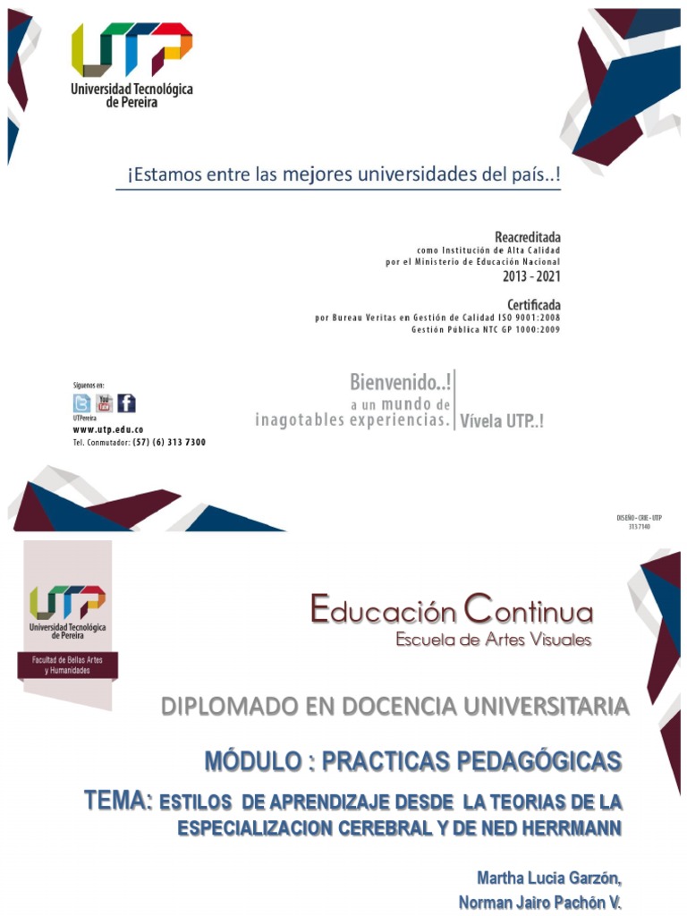 Cuadrantes Cerebrales Ned Herrmann PDF | PDF | Hemisferio cerebral ...