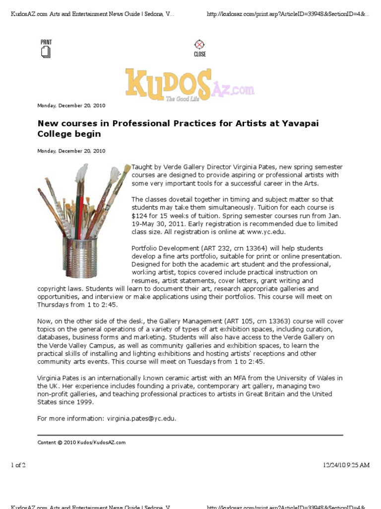 Kudos 12202010 | PDF | Art Museum | Learning